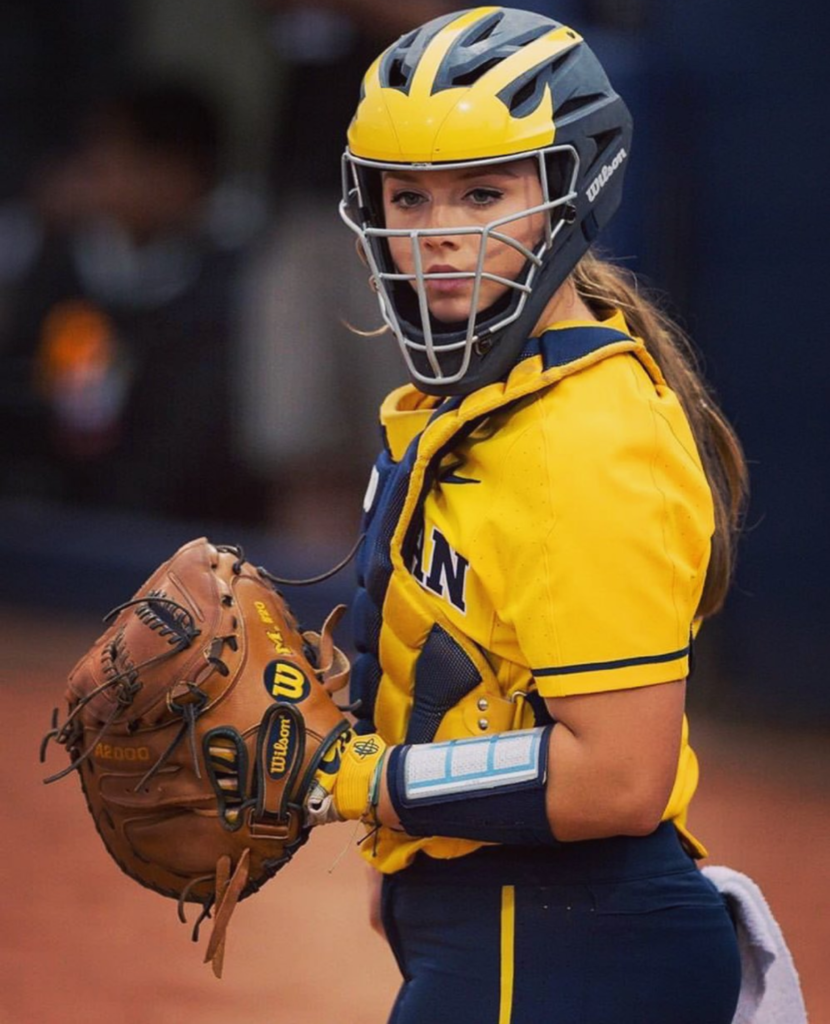 Hannah Carson Michigan Catcher - Hottest Female Athletes
