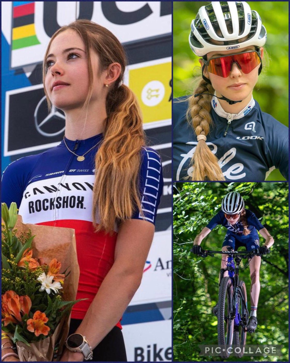 French MTB Cyclist Line Burquier - Hottest Female Athletes