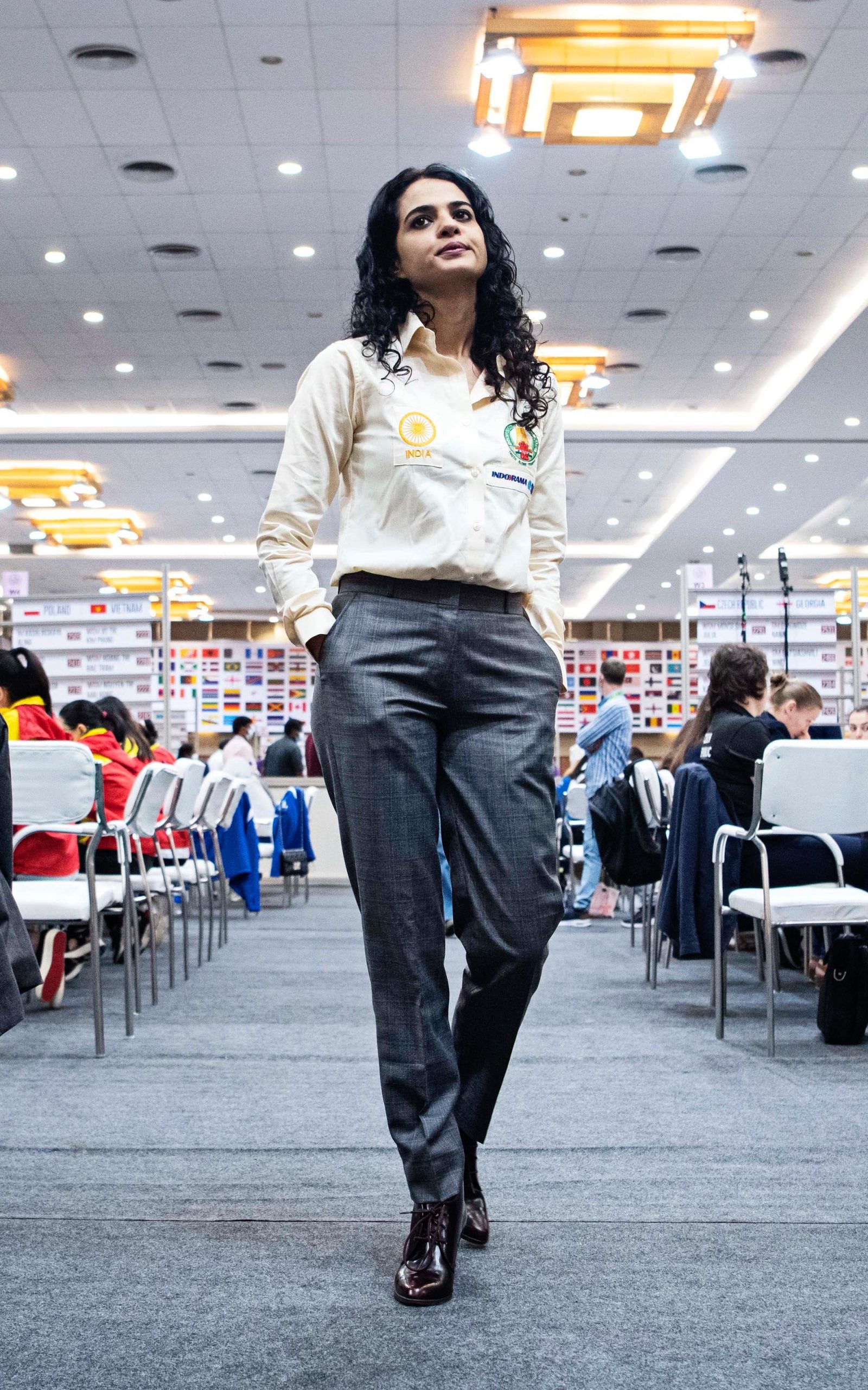 Tania Sachdev at the 2022 Chess Olympiad (HD) - Hottest Female Athletes